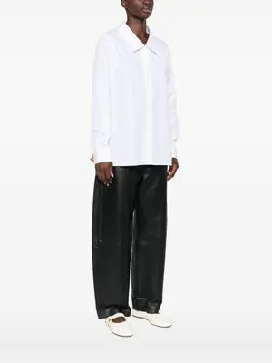 Loewe Cotton Shirt With Embellished Cuffs - Multicolor