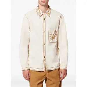 Isabel Marant Étoile Neutrals Jackets Shirt Jackets - Cream