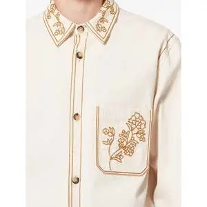 Isabel Marant Étoile Neutrals Jackets Shirt Jackets - Cream