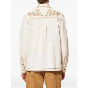Isabel Marant Étoile Neutrals Jackets Shirt Jackets - Cream