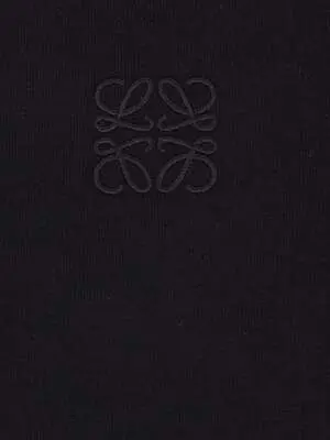 Loewe Cotton Blend T-shirt With Anagram Embroidery