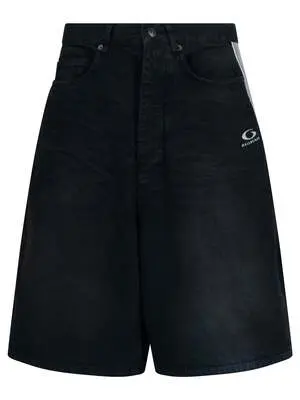 Balenciaga Denim Piping Shorts