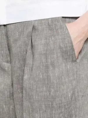 Peserico Wide Leg Linen Trousers - Multicolor