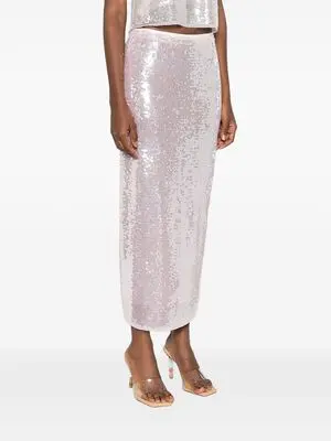 FORTE_FORTE Sequined Long Skirt