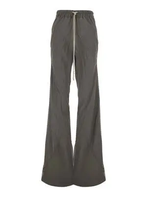 Rick Owens RICK OWENS Bias Pants With Elastic Waist And Drawstring In Fabric And Silk Blend Gray