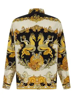 Versace Coral Theatre' Shirt - Multicolor