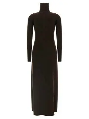 TOM FORD Ribbed Cashmere High Neck Dress