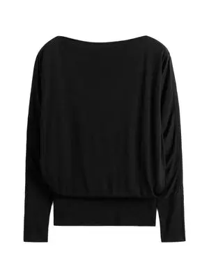TOTEME Boat Neck Long Sleeve Sweater - Multicolor