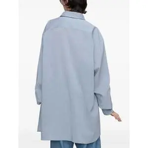 MAISON MARGIELA Striped Silk Cotton Button-up Shirt