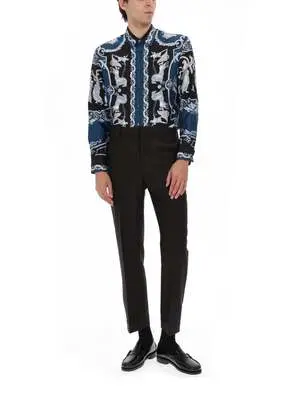 Versace Printed Silk Shirt