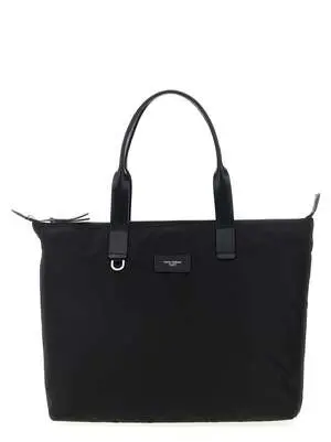 Dolce & Gabbana Medium Nylon Shopping Bag With Leather Details