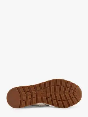 Brunello Cucinelli Leather Sneakers With Monili Detail
