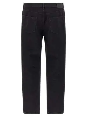 Saint Laurent Mick Straight Leg Jeans - Black