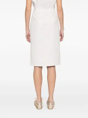 Gucci Gg Cotton Blend Skirt