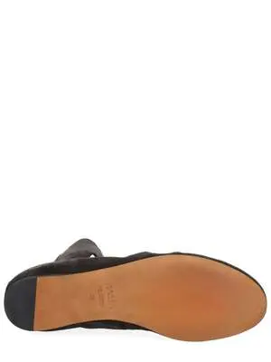 Isabel Marant Étoile Liade Suede Lace-up Boots - Black