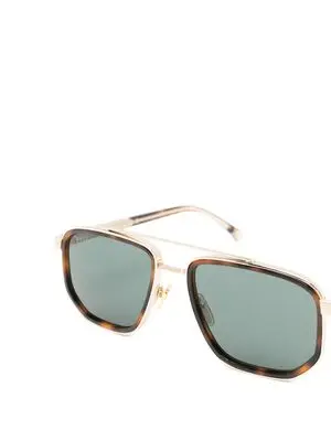 Gucci Aviator Sunglasses With Tortoiseshell Effect