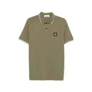Stone Island Polo Shirts - Green