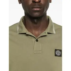 Stone Island Polo Shirts - Green