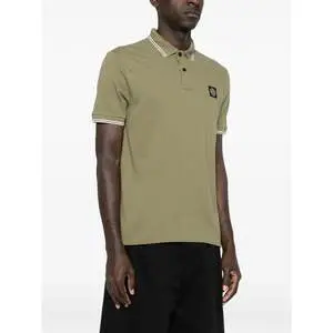 Stone Island Polo Shirts - Green