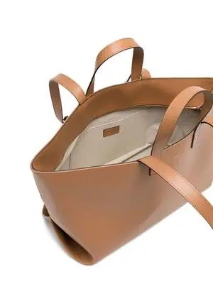 A.p.c. Le Drummer Leather Tote Bag - Brown