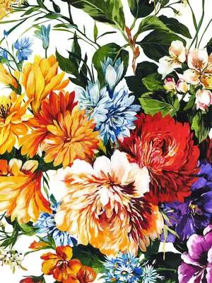 Dolce & Gabbana Floral Print Scarf - Multicolor