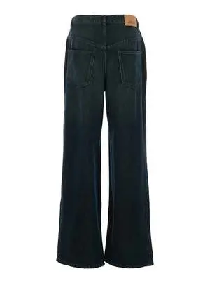 Isabel Marant Étoile Rodayna' Jeans In Blue Denim - Multicolor