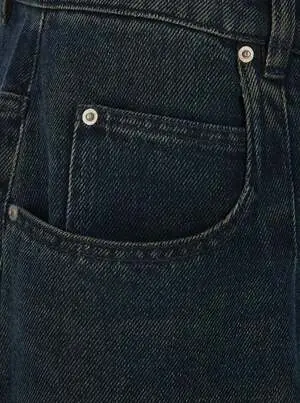 Isabel Marant Étoile Rodayna' Jeans In Blue Denim - Multicolor
