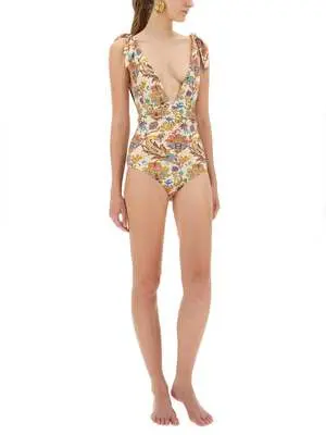 Etro Printed One-piece Swimsuit - Multicolor