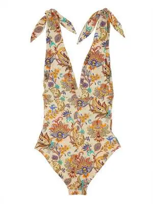 Etro Printed One-piece Swimsuit - Multicolor