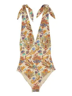 Etro ETRO Printed One-Piece Swimsuit Multicolor