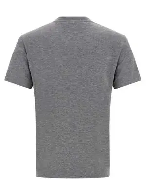 Fendi Roma 1925 Cotton Mélange Jersey T-shirt - Gray