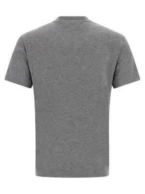Fendi Roma 1925 Cotton Mélange Jersey T-shirt - Gray