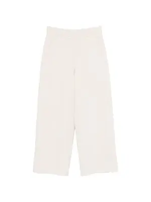 Max Mara Cotton Wide-leg Trousers - Multicolor
