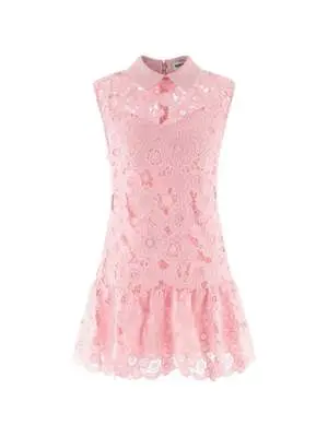 SELF-PORTRAIT Lace Collar Mini Dress