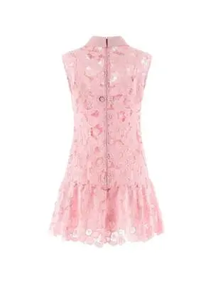 SELF-PORTRAIT Lace Collar Mini Dress