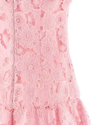 SELF-PORTRAIT Lace Collar Mini Dress