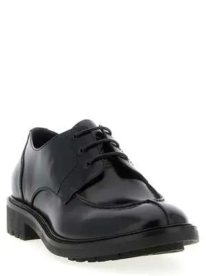 Saint Laurent Lino Leather Derby Shoes