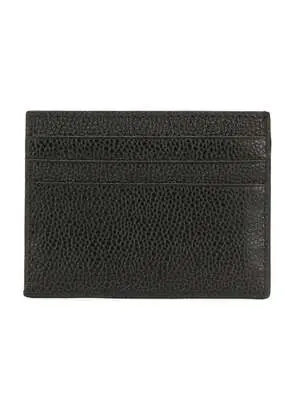 Thom Browne Card Holder With Logo - Black