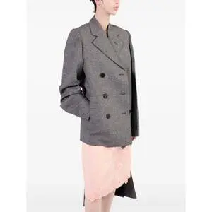 Prada Silk A-line Skirt With Embroidered Motif
