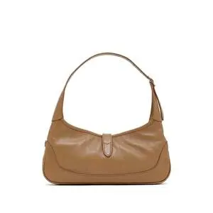 Gucci Calf Leather Monogram Shoulder Bag