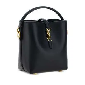 Saint Laurent Leather Mini Bag With Logo