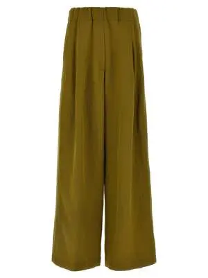Dries Van Noten Pila Wool Blend Pants - Green
