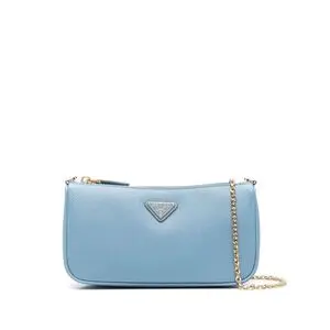 Prada Blue Triangle Logos