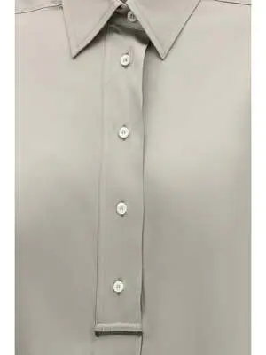 Brunello Cucinelli Silk Satin Shirt