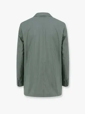 Max Mara Virgin Wool And Silk Double-breasted Blazer - Multicolor