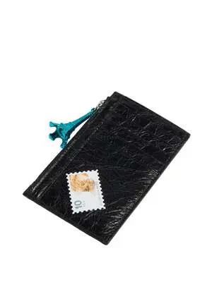 Balenciaga Cash Large Long Coin And Card Holder - Black