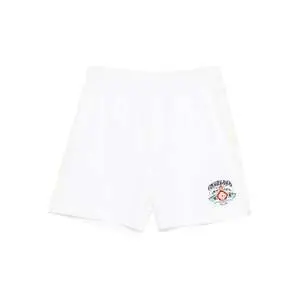 Casablanca Monogram Jacquard Bermuda Shorts - White