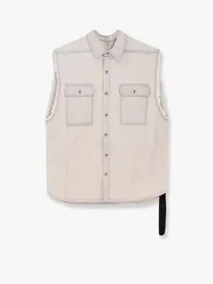 Rick Owens Sleeveless Denim Jacket - Multicolor