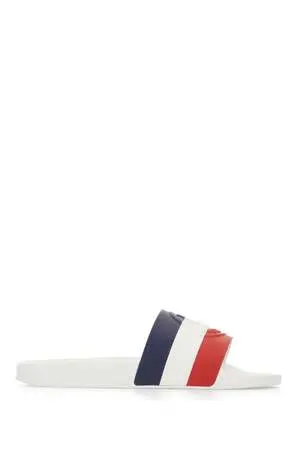 Moncler Slides With Logo Detail - Multicolor