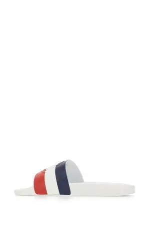 Moncler Slides With Logo Detail - Multicolor
